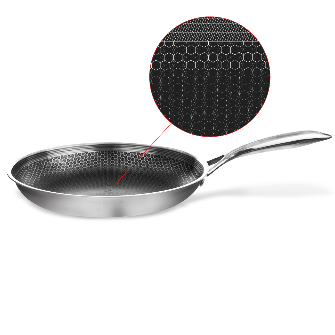 Třívrstvá nepřilnavá pánev COOKCELL, pr. 28 cm | Orion - tvoříme vaši ...