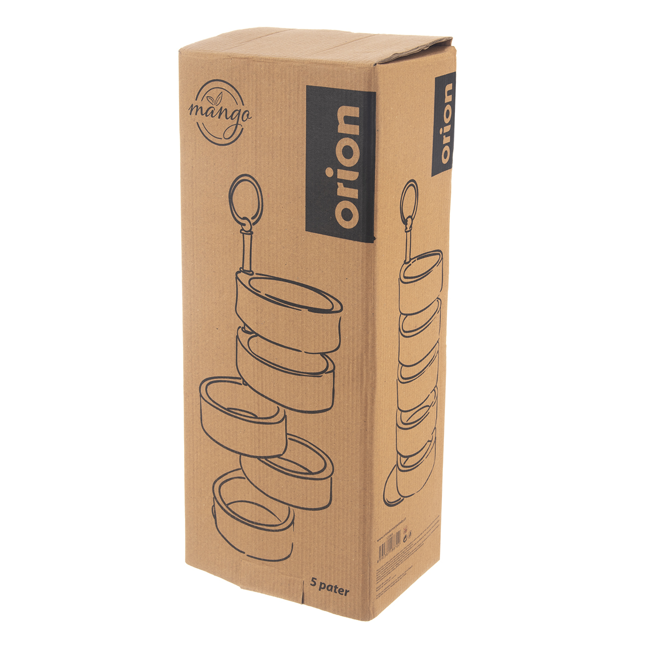 Stojan dřevo, kov MANGO 5 pater | Orion - tvoříme vaši domácnost