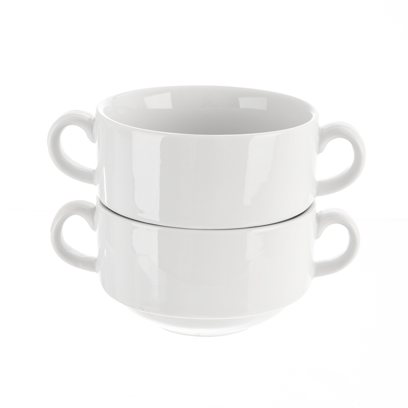 Porcelánová miska s uchy MONA Tonda pr. 10,5 cm